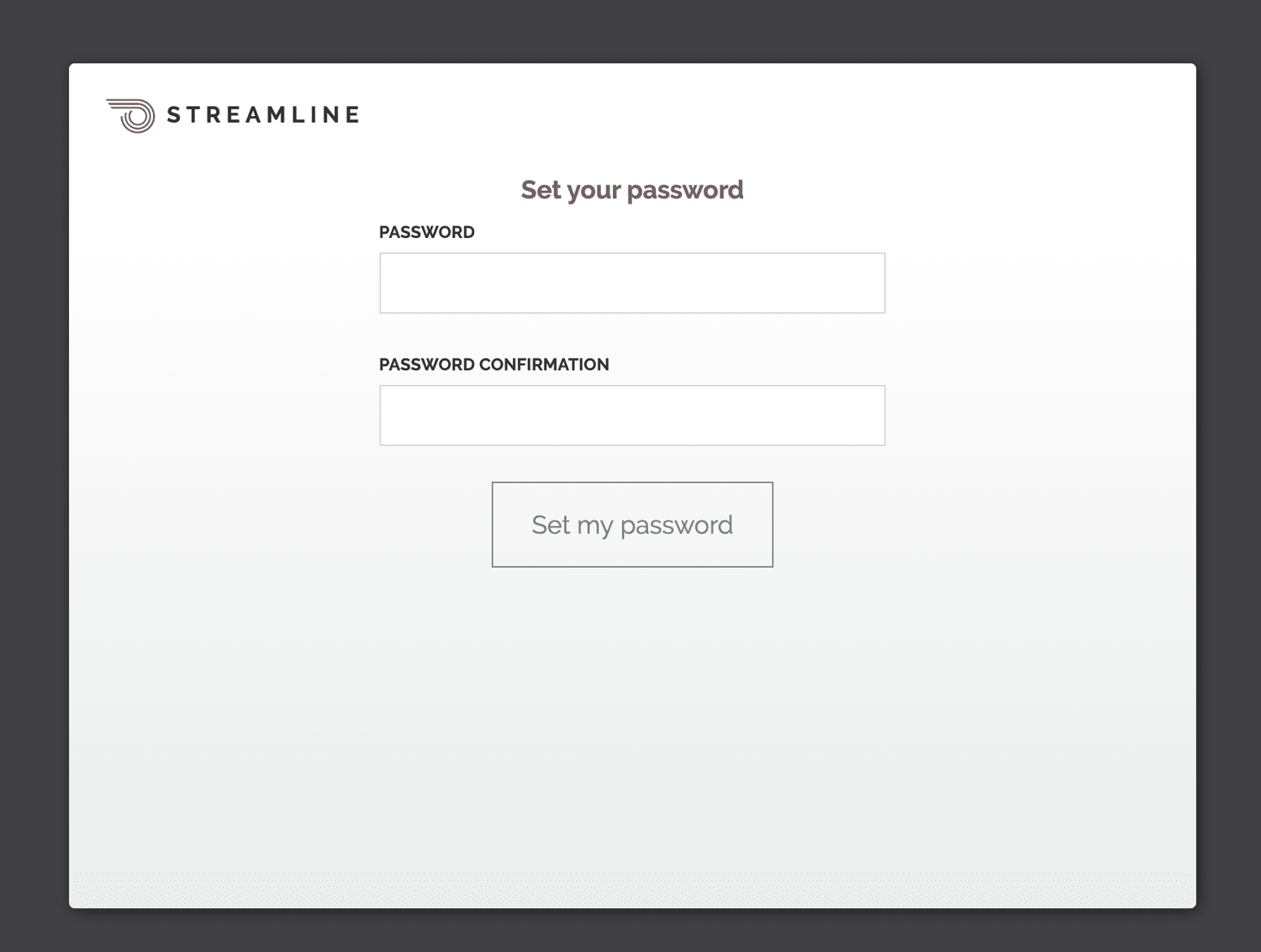 Getting Started with Streamline Portal (Standard users)